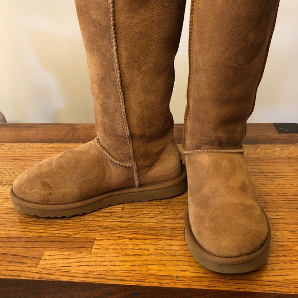 UGG | Shoes | Ugg Classic Tall Boots In Chestnut | Poshmark